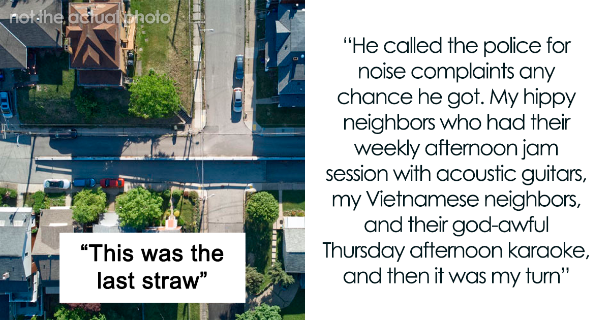 Man Thinks Entire Neighborhood Needs To Pause Their Lives While He’s ...