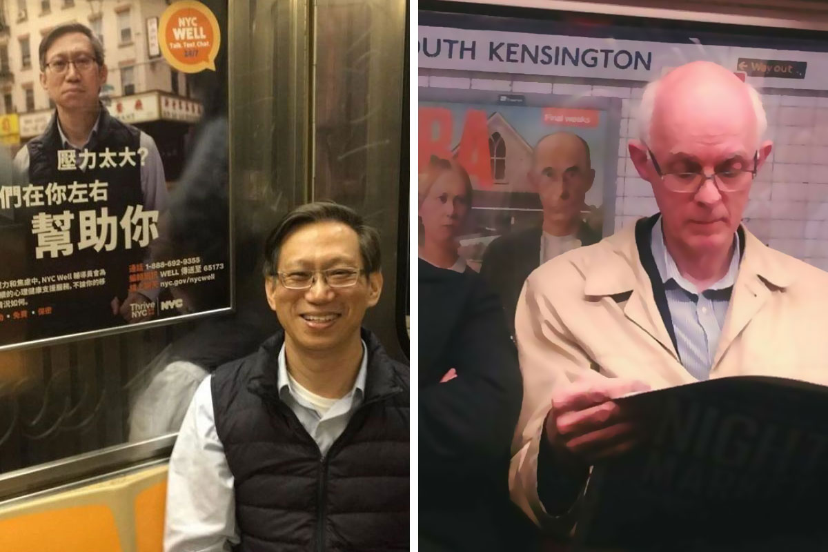 30 Of The Funniest Photos Of People Sitting Under Subway Signs That ...