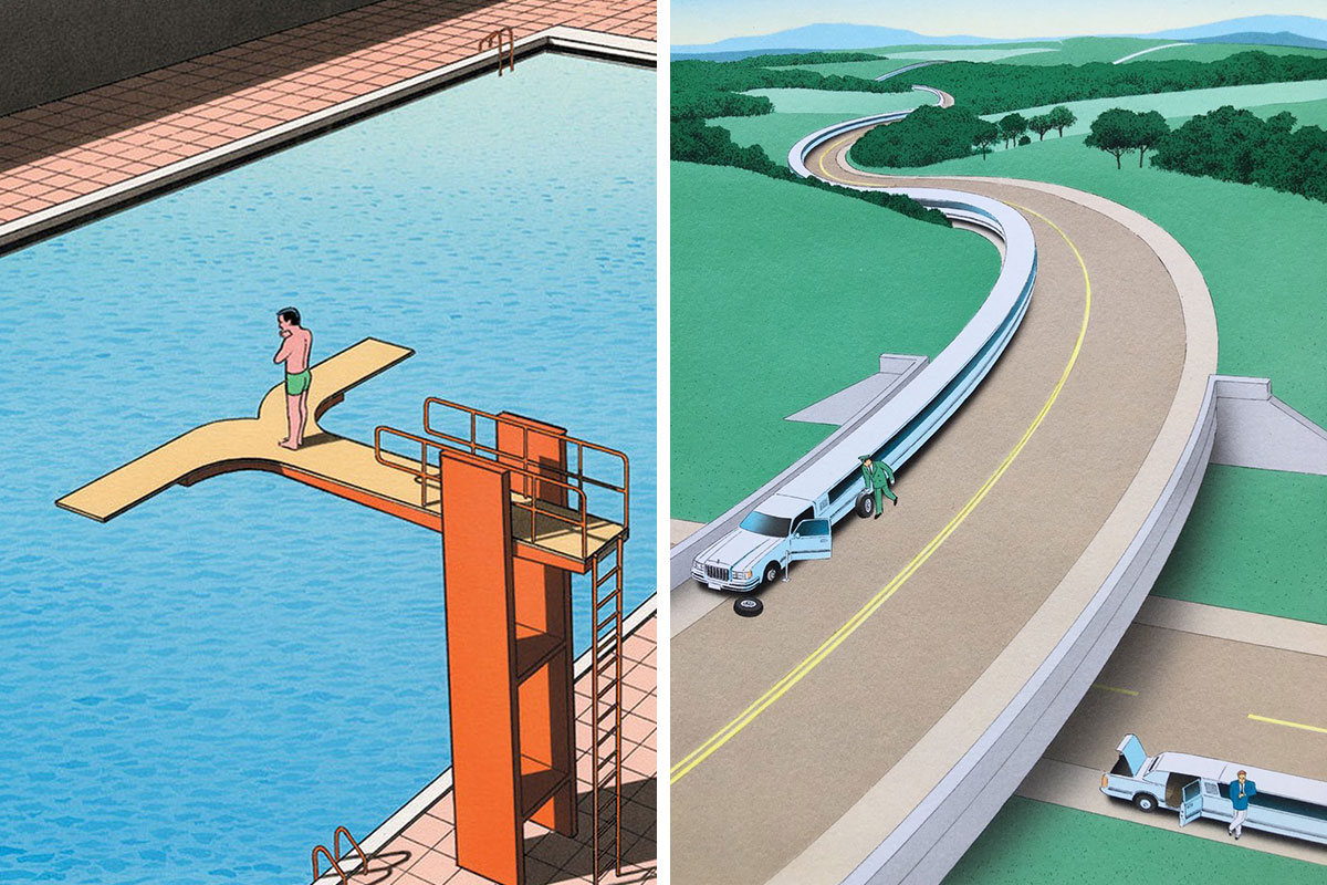 30 Illustrations Infused With Dark Humor And Optimism By Guy Billout ...