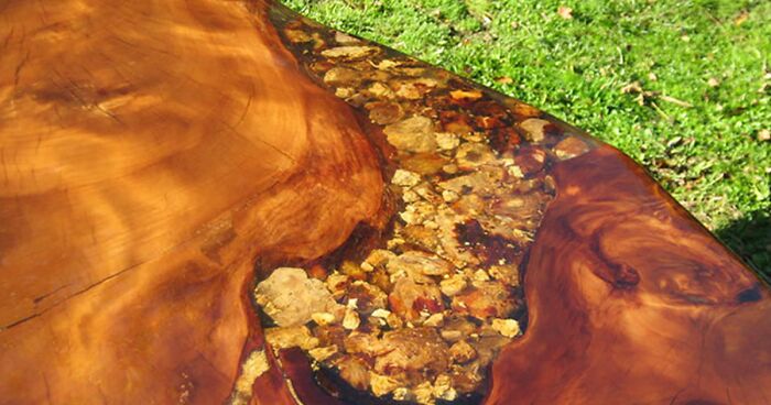 14 Ingenious Solutions For Cracked Tables To Be Filled With Seashells ...