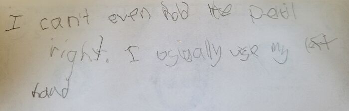 Hey Pandas, Post A Pic Of The Best Writing You Can Do With Your Non ...