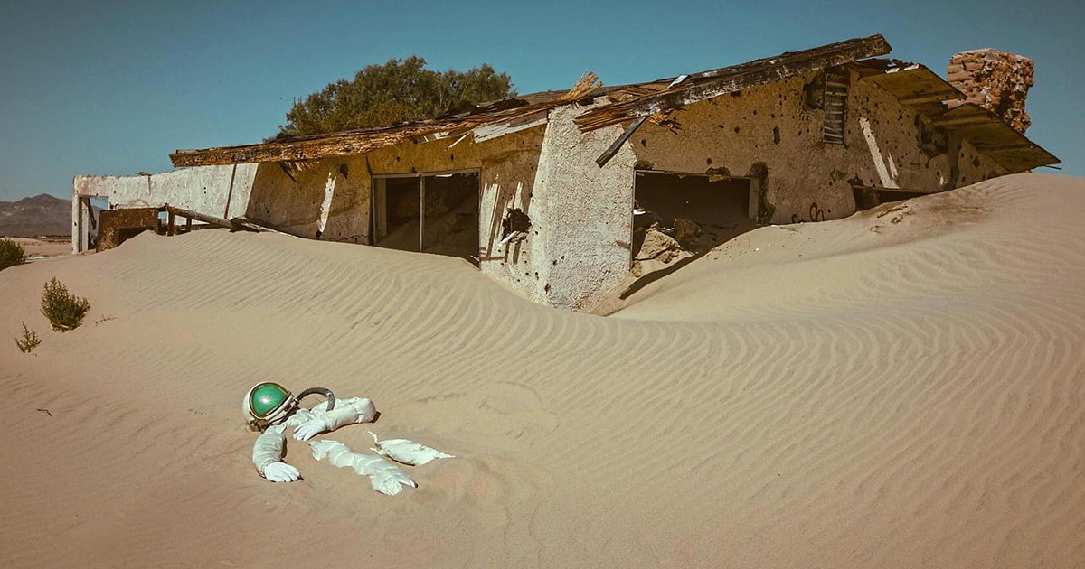 I Take Images Of Solitary Astronauts In Desolate Landscapes While ...