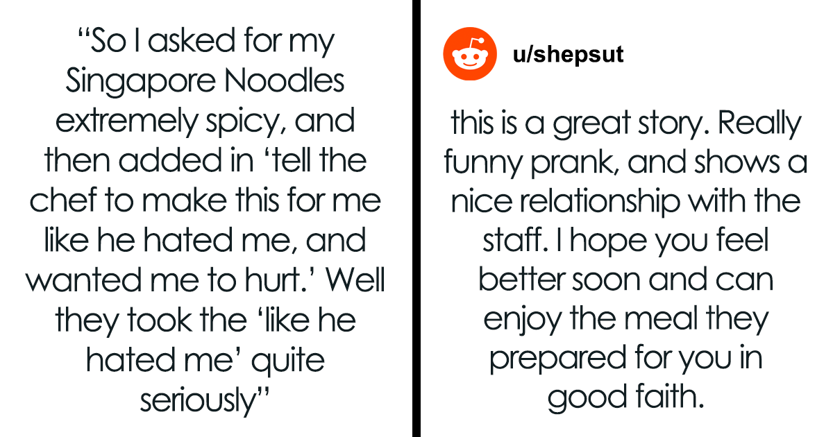 Chef Maliciously Complies Pranking Customer Who Wanted His Meal As