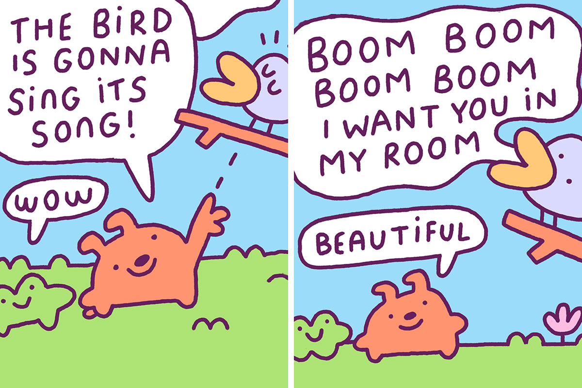 My 30 Wholesome Comics About Two Friends, Momo And Forg | Bored Panda