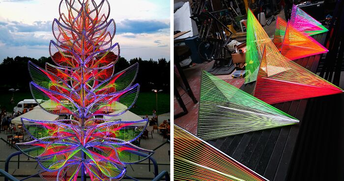 20 String Installations As A Futuristic Form Of Sculpture Are A Part Of ...
