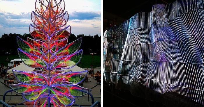 20 String Installations As A Futuristic Form Of Sculpture Are A Part Of ...