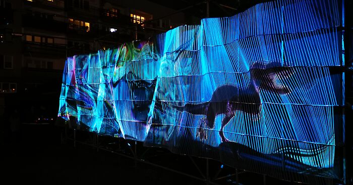 20 String Installations As A Futuristic Form Of Sculpture Are A Part Of ...