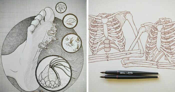 13 Unsettling Drawings With Creepy Stories By Ed Harrington | Bored Panda