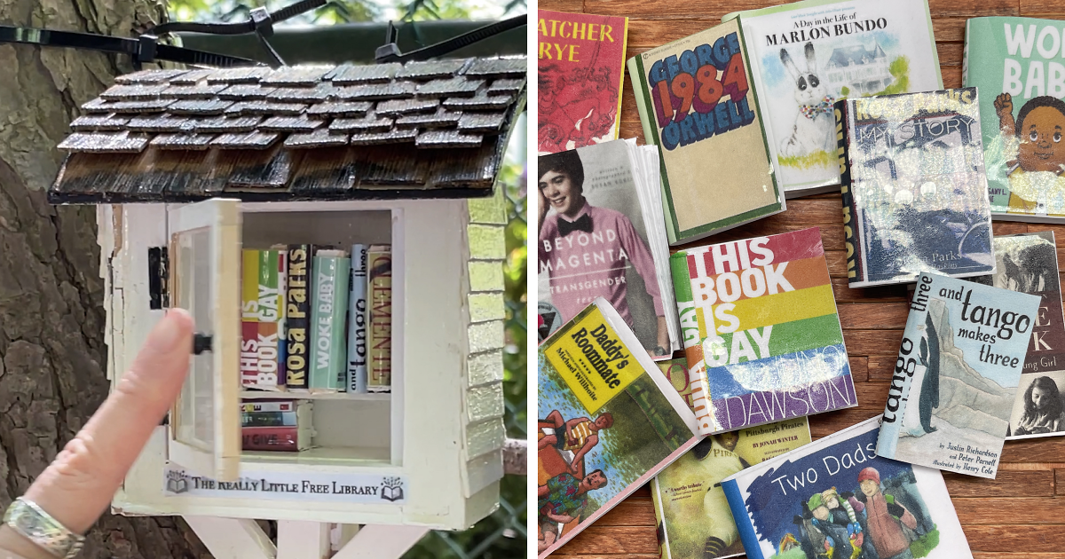These 12 Miniature Banned Books Can Be Found In A Really Little Free ...
