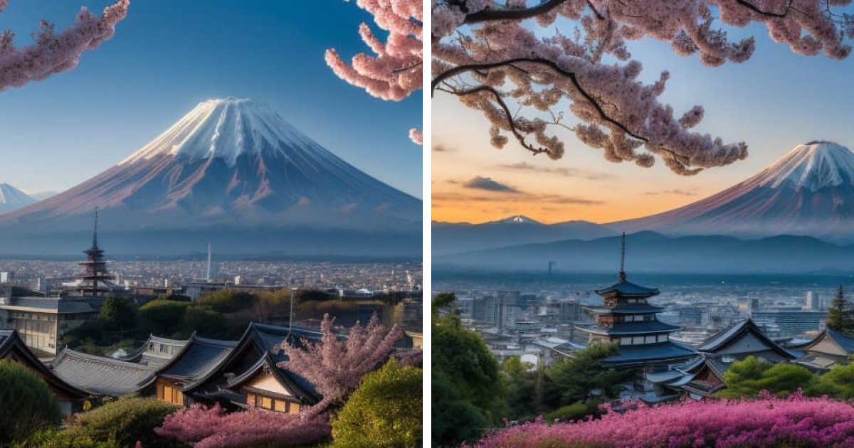 I Have Created An Incredible Ai-Generated Artwork Featuring Mount Fuji (7 Pics) | Bored Panda