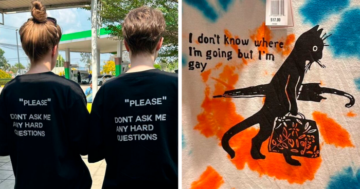 50 Questionable Yet Funny Shirts Spotted In Public, As Shared By The ...