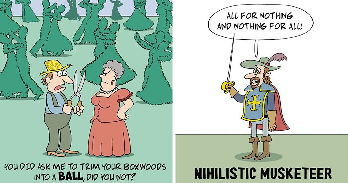 This Comics Artist Illustrates Absurd And Fun Situations In The Human ...