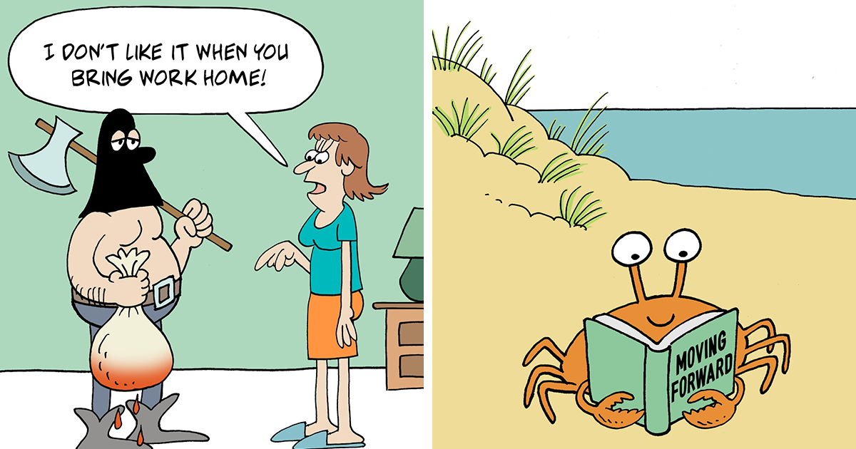 This Comics Artist Illustrates Absurd And Fun Situations In The Human ...