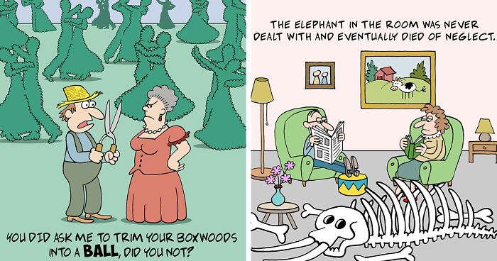 This Comics Artist Illustrates Absurd And Fun Situations In The Human ...