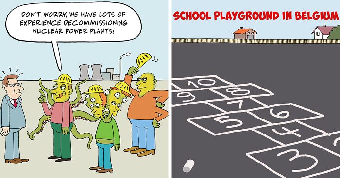 This Comics Artist Illustrates Absurd And Fun Situations In The Human ...