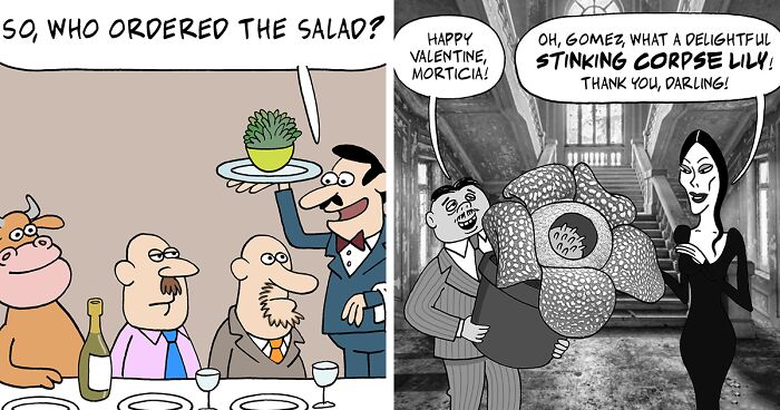 This Comics Artist Illustrates Absurd And Fun Situations In The Human ...