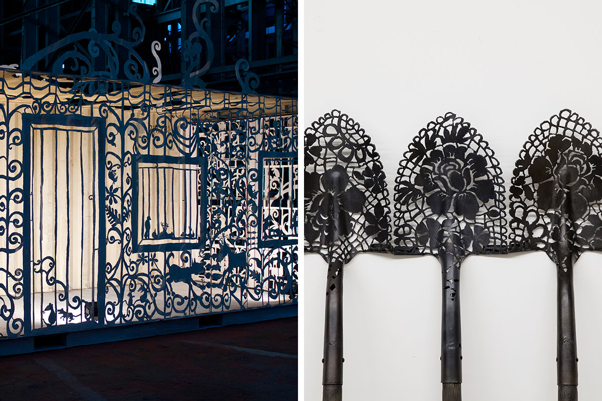 Sculptures Of Paradox: This Artist Combines Delicate Laced Patterns ...