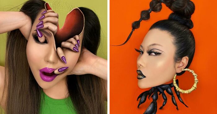 This Makeup Artist Creates The Most Fascinating Optical Illusion Looks ...