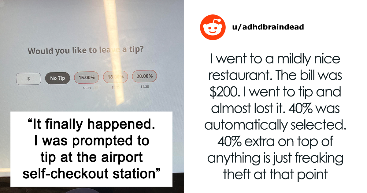 “The ‘Don’t Have To Interact With A Human’ Fee”: Tipping Option At Self ...