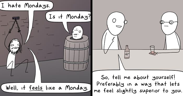 30 Single-Panel Comics That Are Humorous And Silly By “Crustacean ...