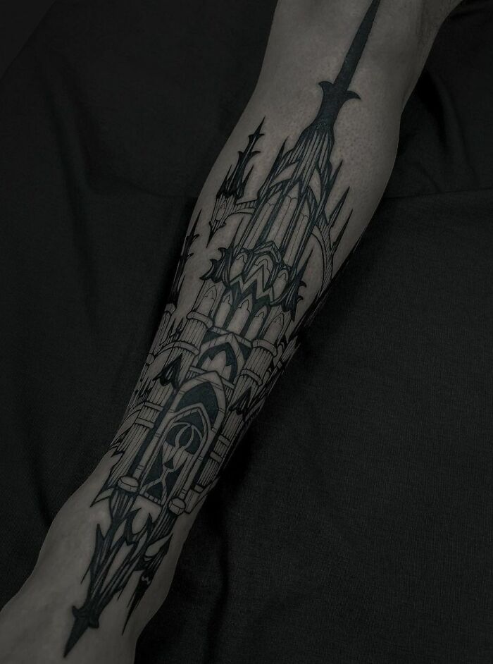 100 Gothic Tattoos To Get Some Bright Ideas From | Bored Panda