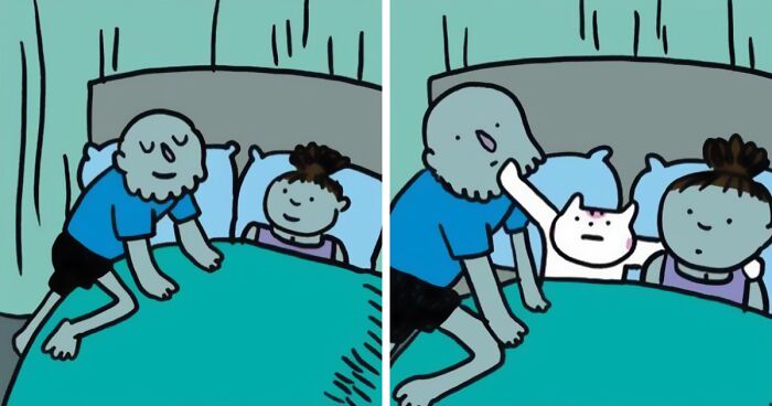 50 Feel-Good Wordless Cat Comics That Will Make Your Day By This Dutch ...