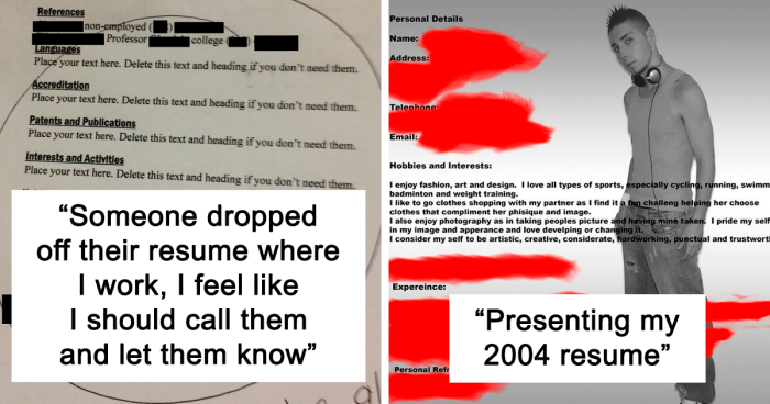 40 Times Recruiters Were Dumbfounded By People’s Actual Resumes | Bored ...