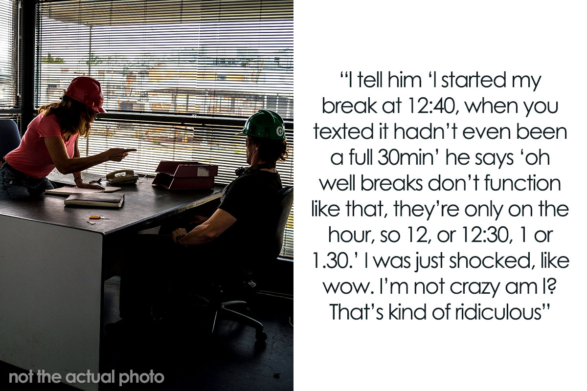Employee Has Lunch Break At 12:40, It Renders The Boss Livid, Who Texts ...