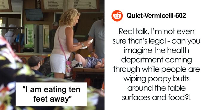 Restaurant Table Becomes Nappy Changing Station, Making Nearby Diners ...