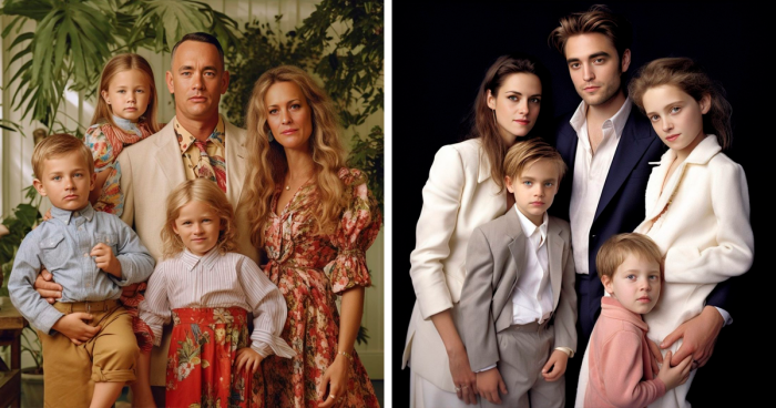Celebrity Family Portrait