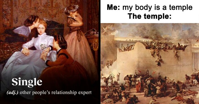 50 Funny And Relatable Memes Of Classical Art That Perfectly Fit With Today’s Problems | Bored Panda