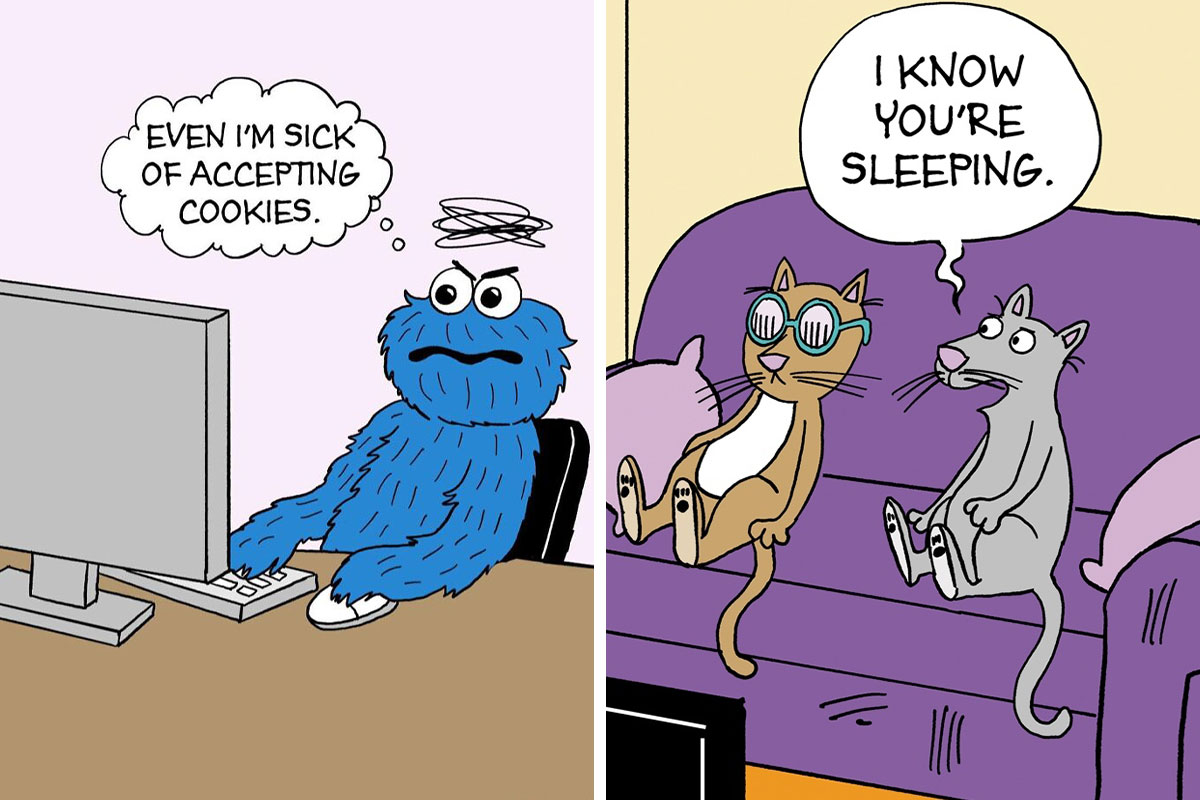 Lighthearted Comics: 30 Funny Situations Illustrated By This Artist ...