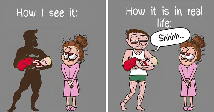Artist Illustrated Everyday Moments Of Motherhood In 28 Relatable Comics