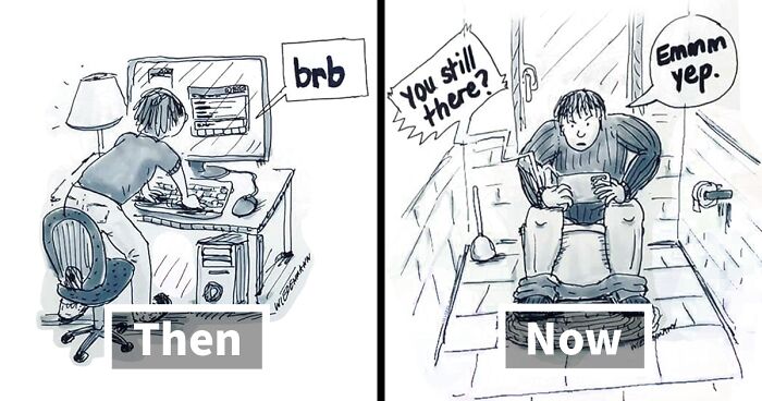 I Made 30 Cartoons Depicting My Love-Hate Connection with Technology ...