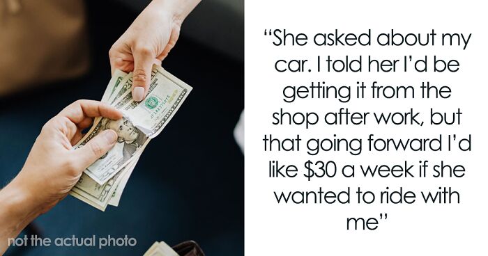 Woman Loses A Free Ride To Work After 14 Months By Asking Coworker To ...