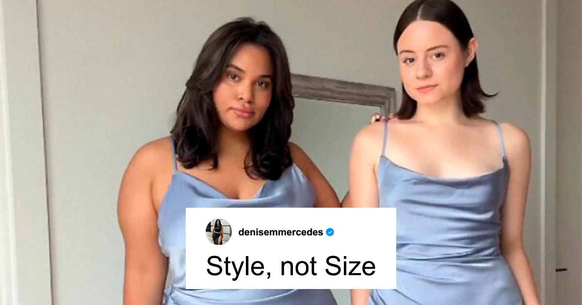 Two Friends Wear the Same Outfits To Show How Fashion Looks Fabulous On ...