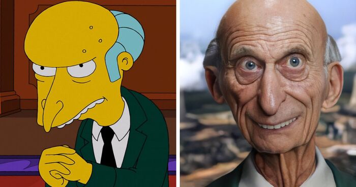 I Used AI And Photoshop To Recreate The Simpsons Characters As If They ...