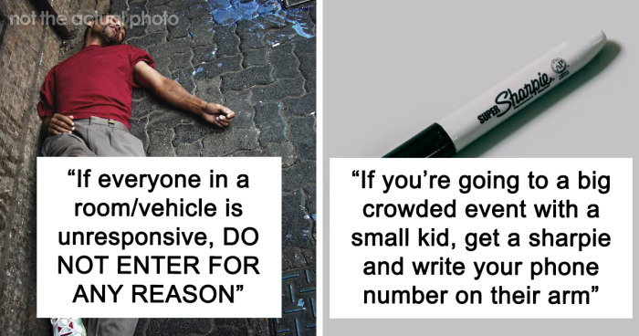 30 First Responders Share Do’s And Don’ts In Dangerous Situations That ...