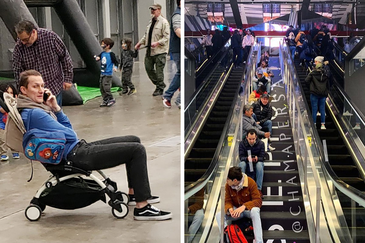 Funny People At The Mall