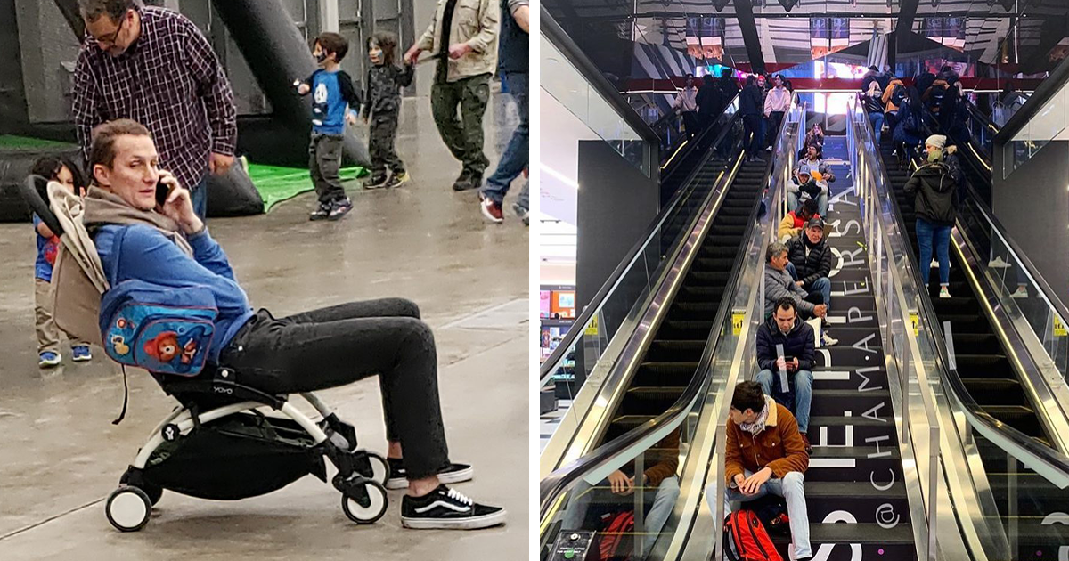 30 Times People Spotted Men Having A Miserable Time While Shopping And ...