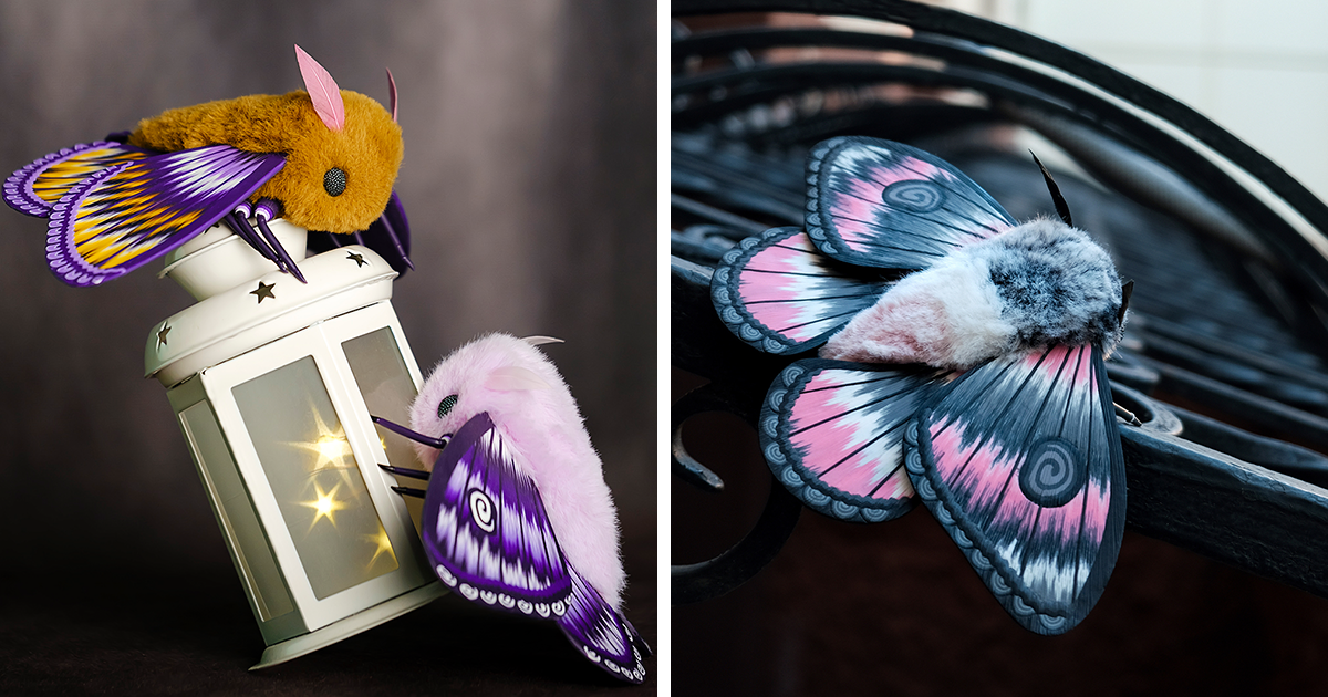 My 26 Fantasy Moth Dolls That Are Completely Handmade | Bored Panda