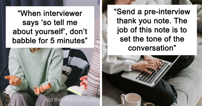 Woman Gives All Kinds Of Tips And Tricks For Job Interviews That You ...