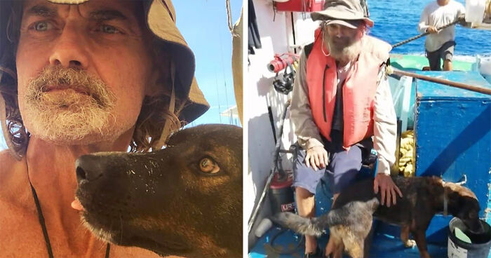 Man And Dog Rescued From The Ocean After 2 Months | Bored Panda