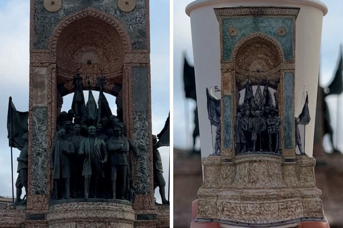 I Traveled To Istanbul And Recreated Popular Landmarks As Paintings On ...