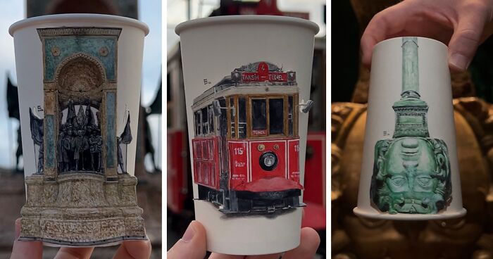 I Traveled To Istanbul And Recreated Popular Landmarks As Paintings On ...