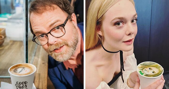 This Barista Brews Celebrity Portraits In Lattes That Are Almost Too ...