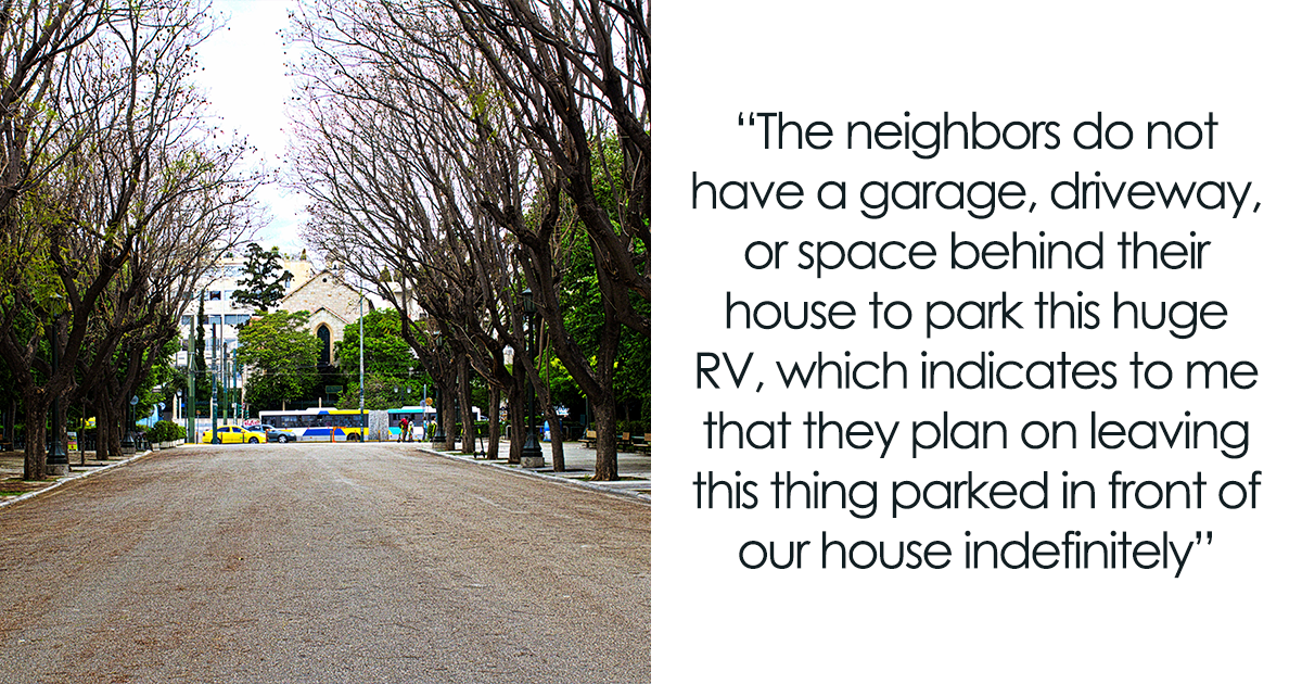 Woman Is Out Of Options After Huge RV Keeps Standing Parked In Front Of ...