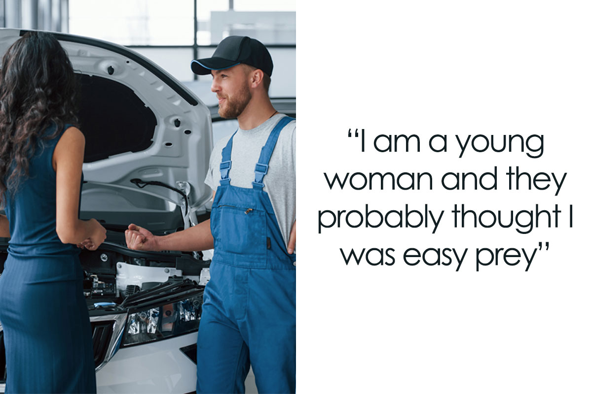 Mechanic Tries To Scam Young Woman, Realizes He’s Messed With The Wrong ...