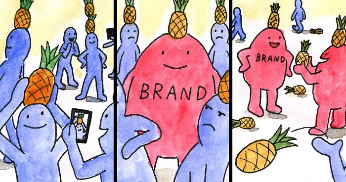 This Millennial Artist Creates Ironic Comics Referencing Modern Society ...