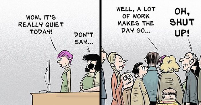 50 Comics About Everyday Conversations And Jobs In Retail By Stephen ...
